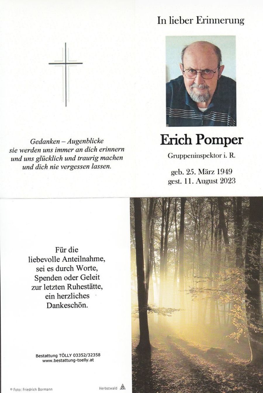 Bestattung TÖLLY: Wir trauern um